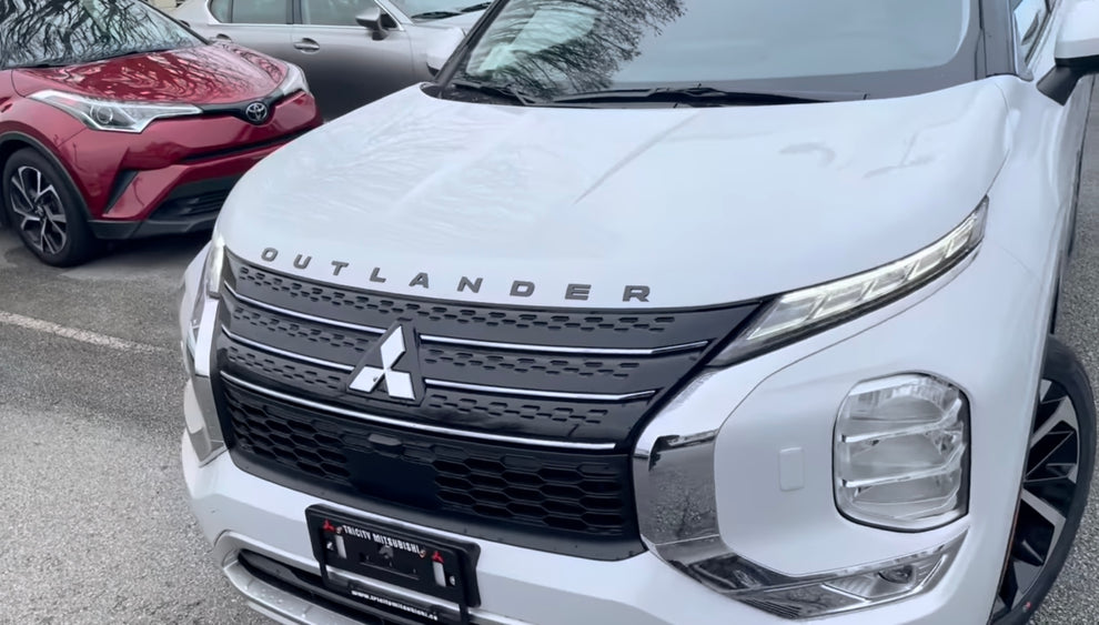 Black Hood Emblem for Mitsubishi Outlander (2022-2025) & PHEV (2023-20 ...